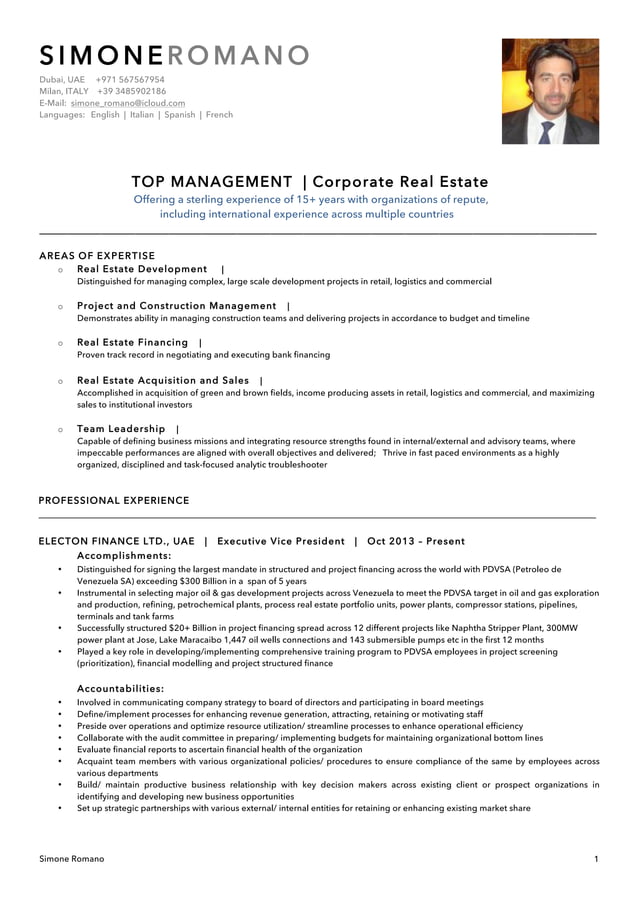 Simone Romano_CV | PDF | Business Administration | Business