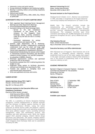 Maria Cristobal_resume | PDF