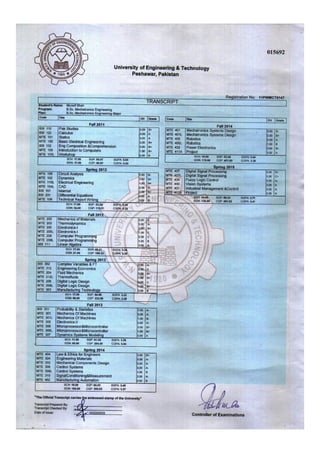 Munsif shah Transcipt B.Sc Engineering