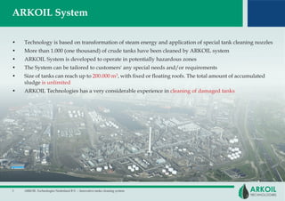 ARKOIL Technologies_oil tank cleaning_final | PDF
