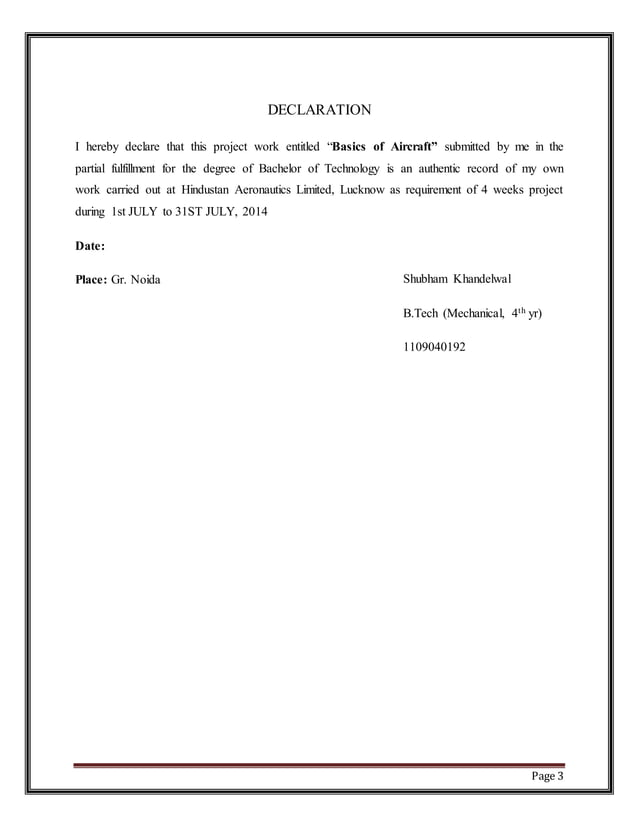 HAL Report | DOCX | Aviation Industry | Industries