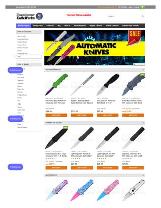 Perry Knife Works - Automatic Knives: High-Quality Switchblades & OTFs ...