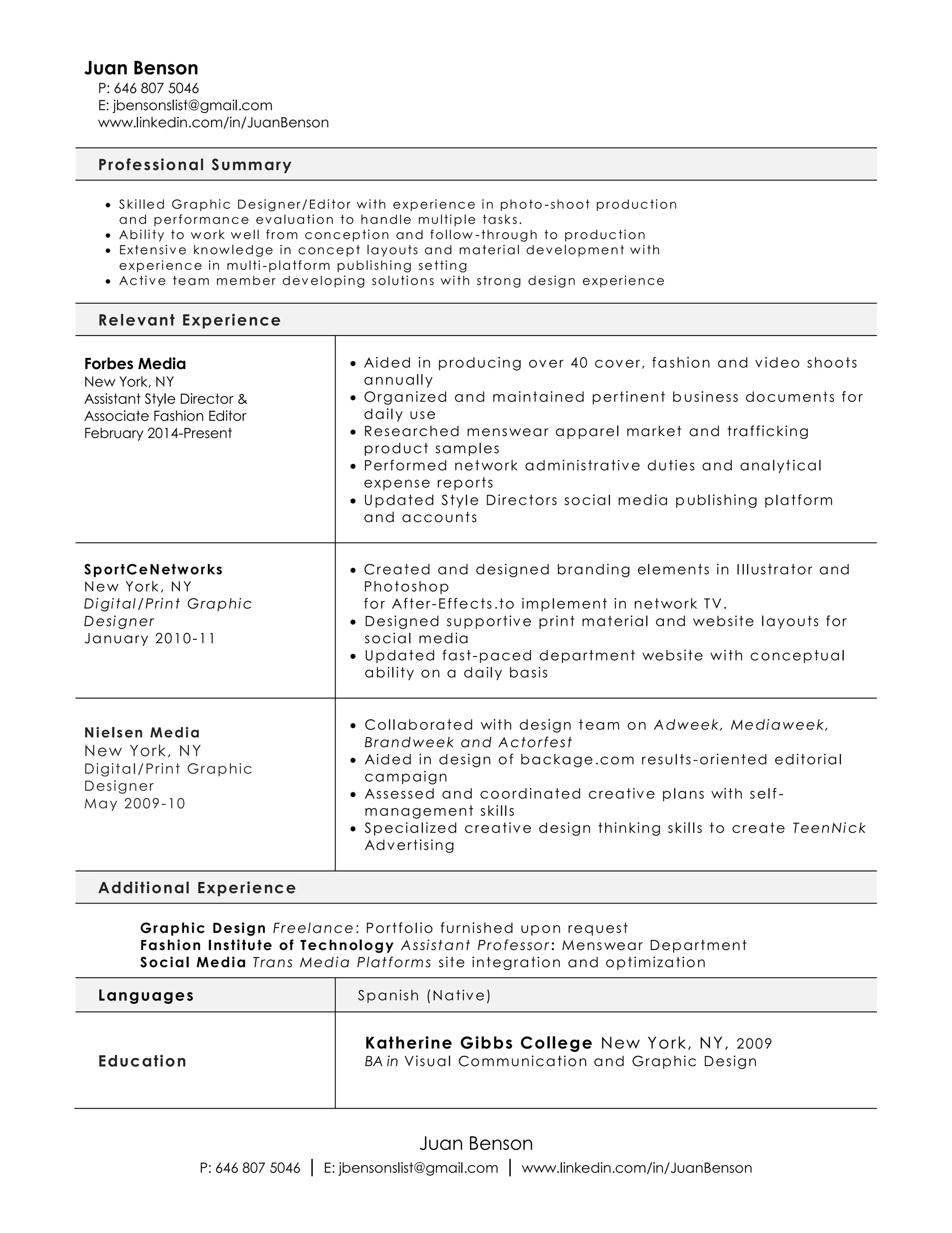 Juan_Benson_ResumeDec2016 | PDF