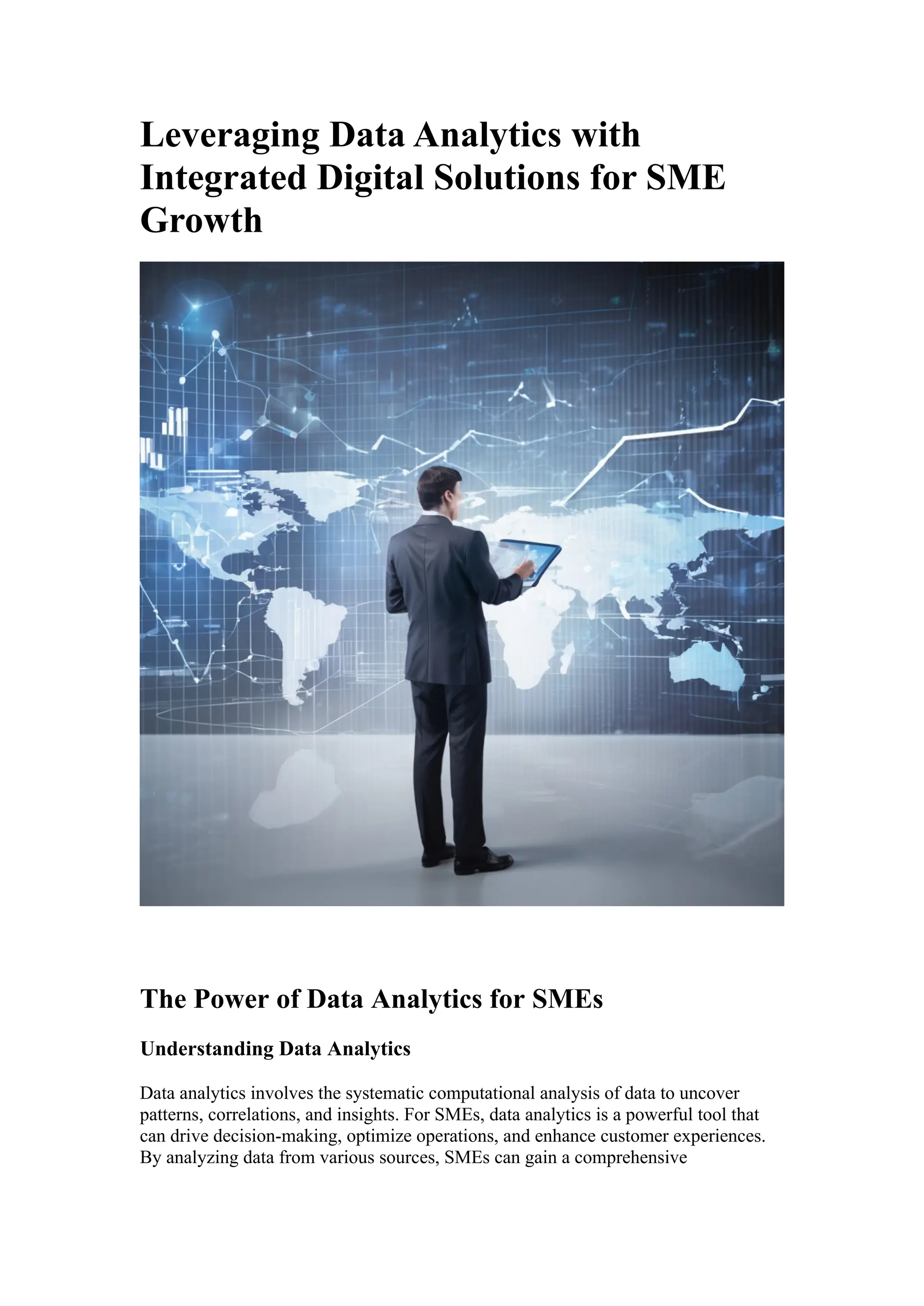 Leveraging Data Analytics with Integrated Digital Solutions for SME ...