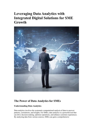 Leveraging Data Analytics with Integrated Digital Solutions for SME Growth | PDF