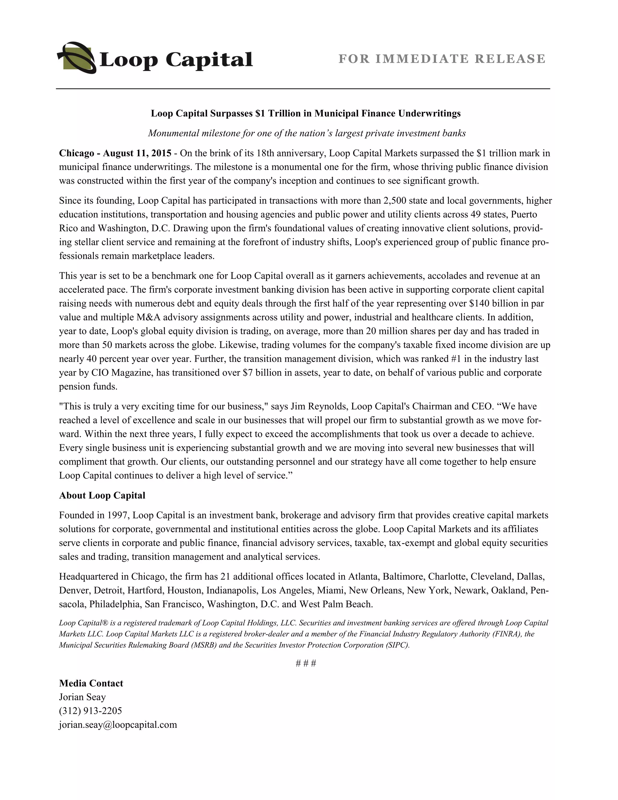 Loop_ PR_MuniFin2015 | PDF