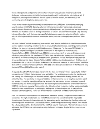 ECOWAS | PDF | War and Conflicts