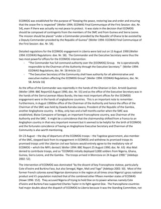 ECOWAS | PDF | War and Conflicts