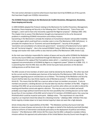 ECOWAS | PDF | War and Conflicts