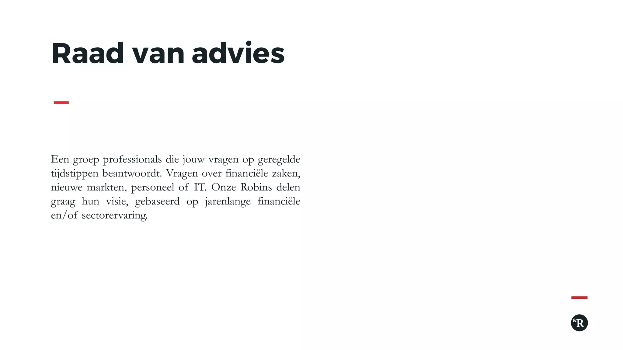 &Robin presentatie | PDF