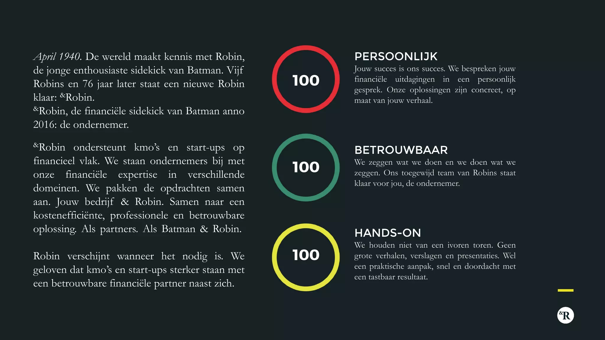 &Robin presentatie | PPT