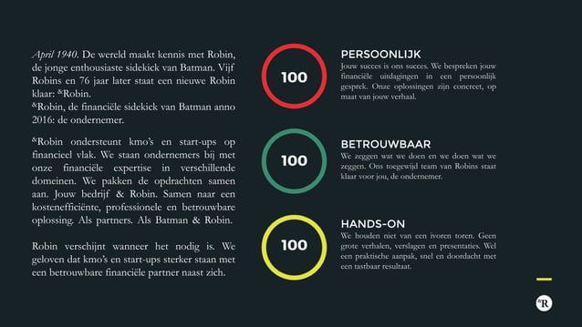 &Robin presentatie | PDF