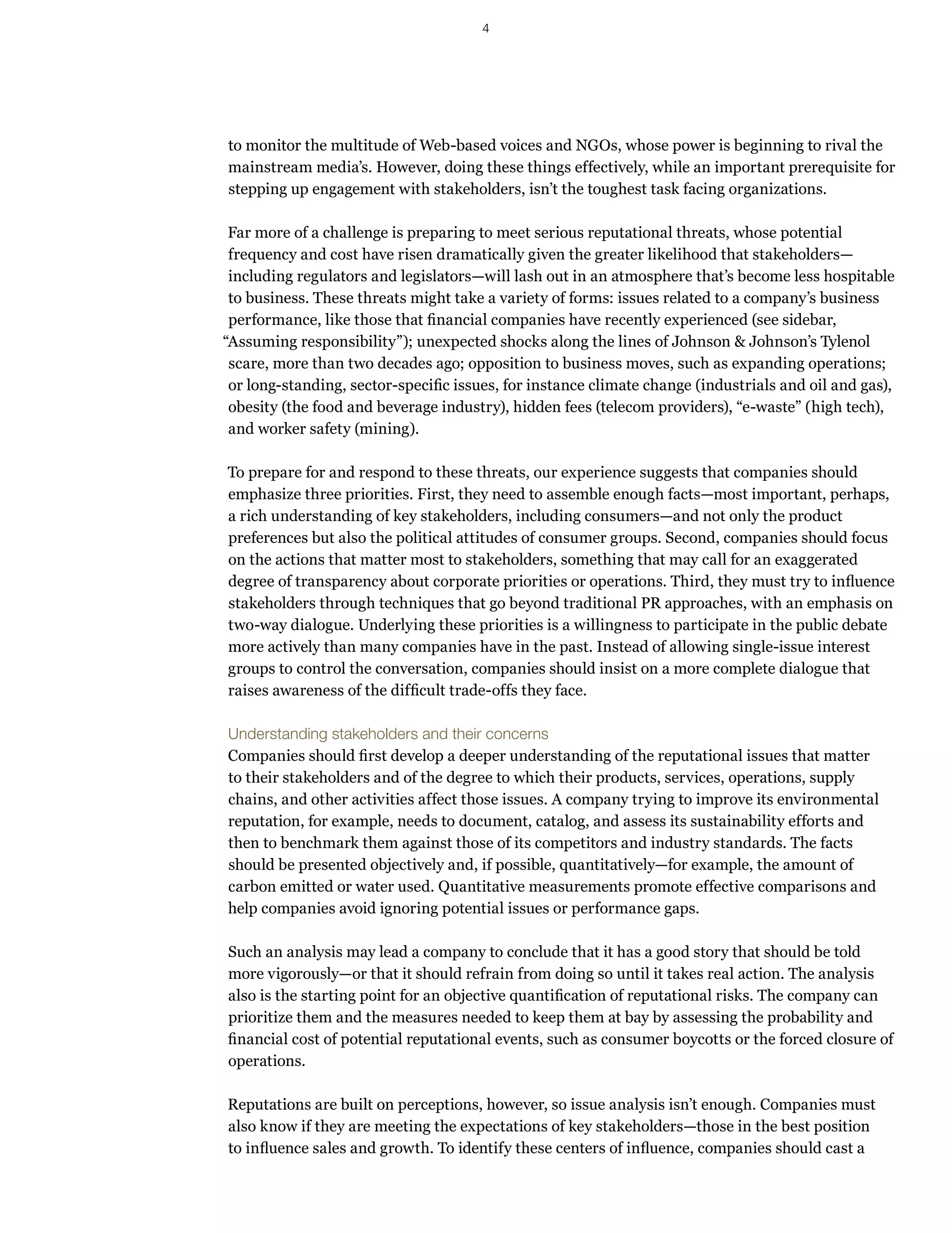 Rebuilding corporate reputations | PDF