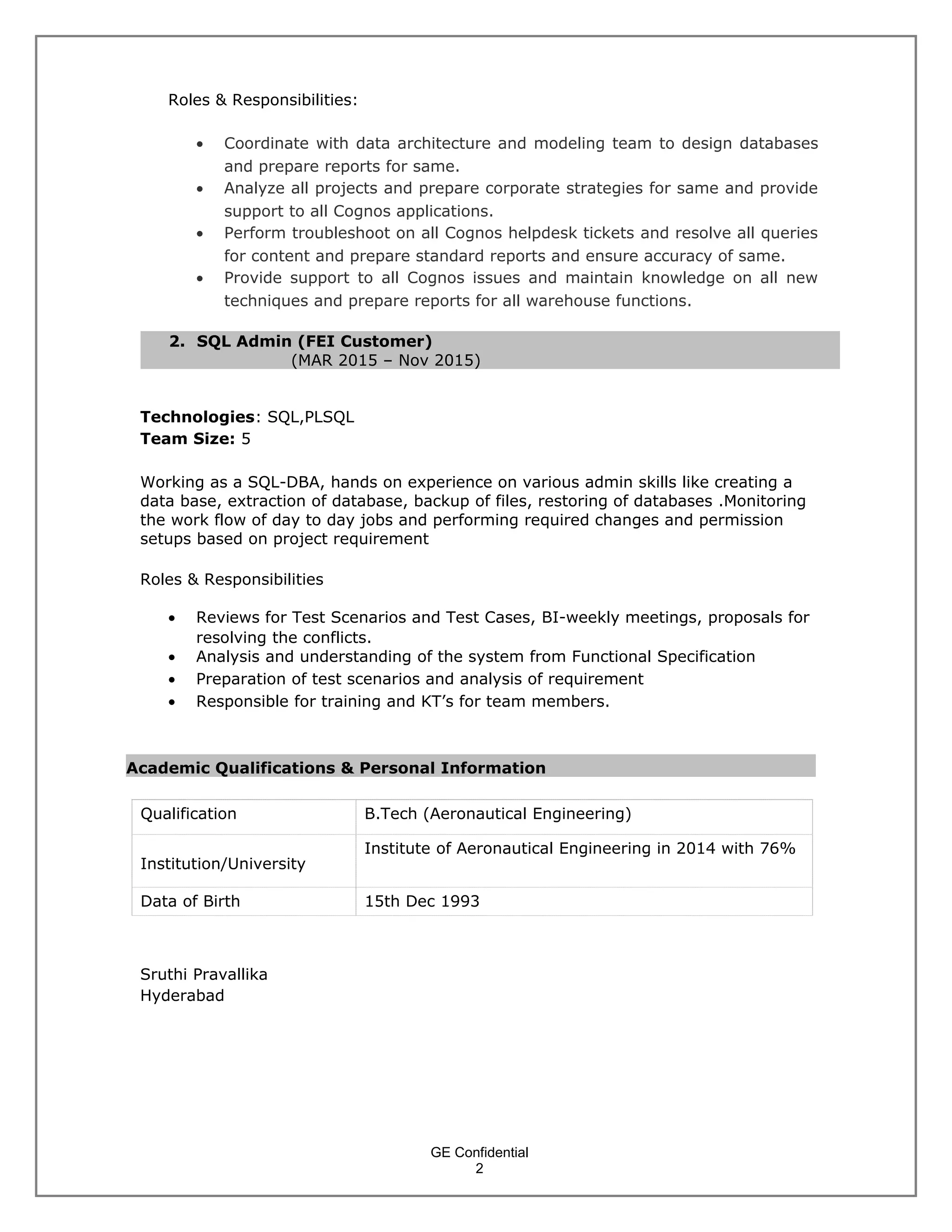 Sruthi_Resume | PDF
