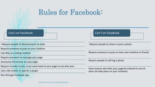Contests on social media | PPT