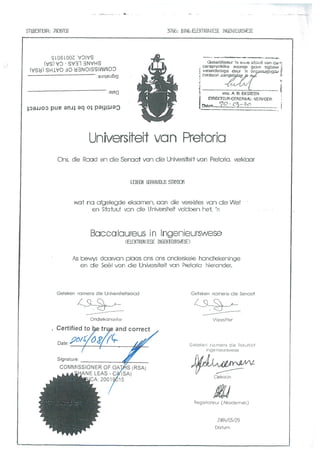 Certified copy of degree | PDF