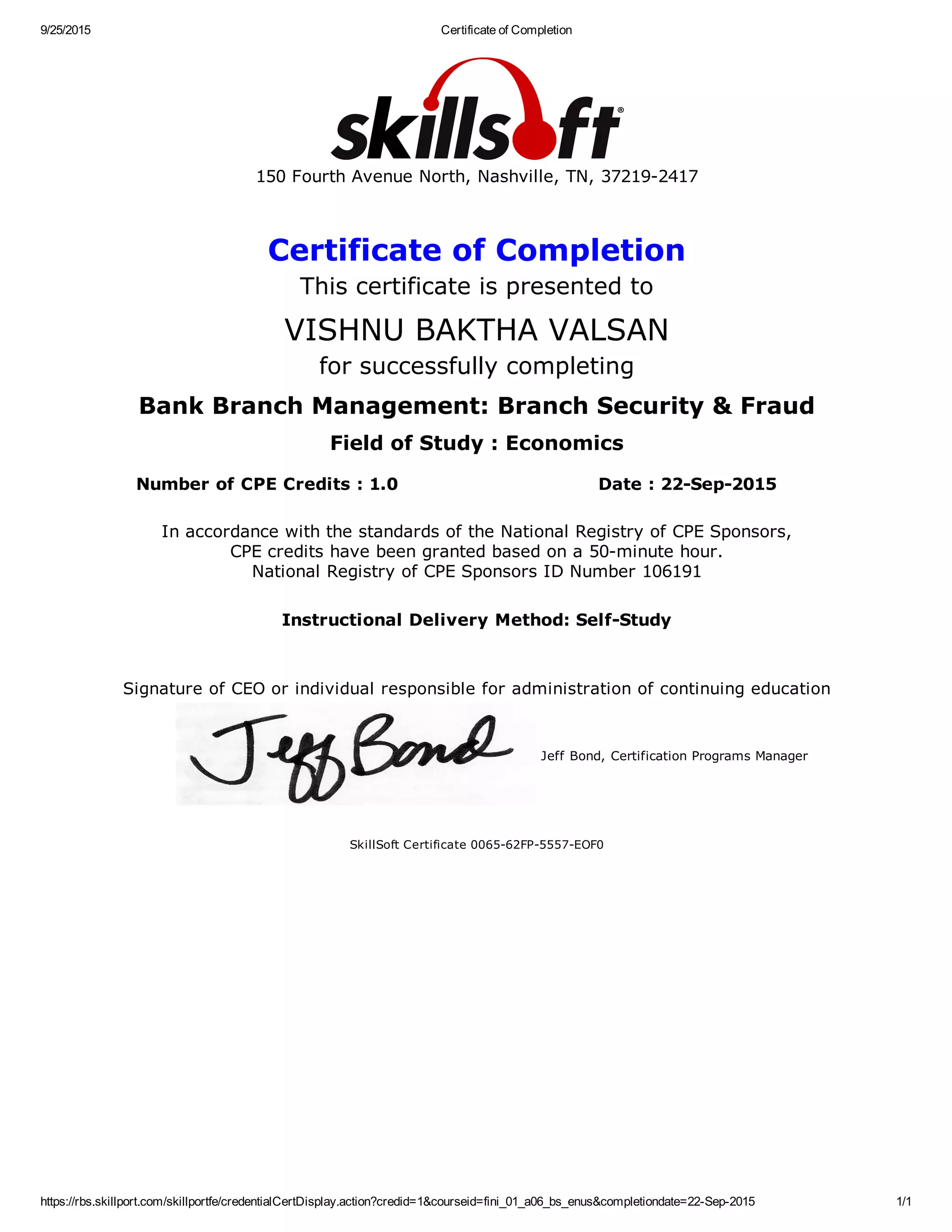 Bank Branch Management Branch Security And Fraud Pdf