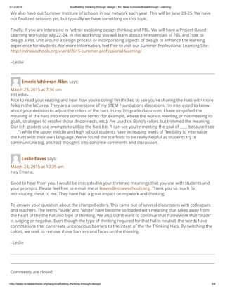 Scaffolding thinking through design | PDF | Education industry | Industries