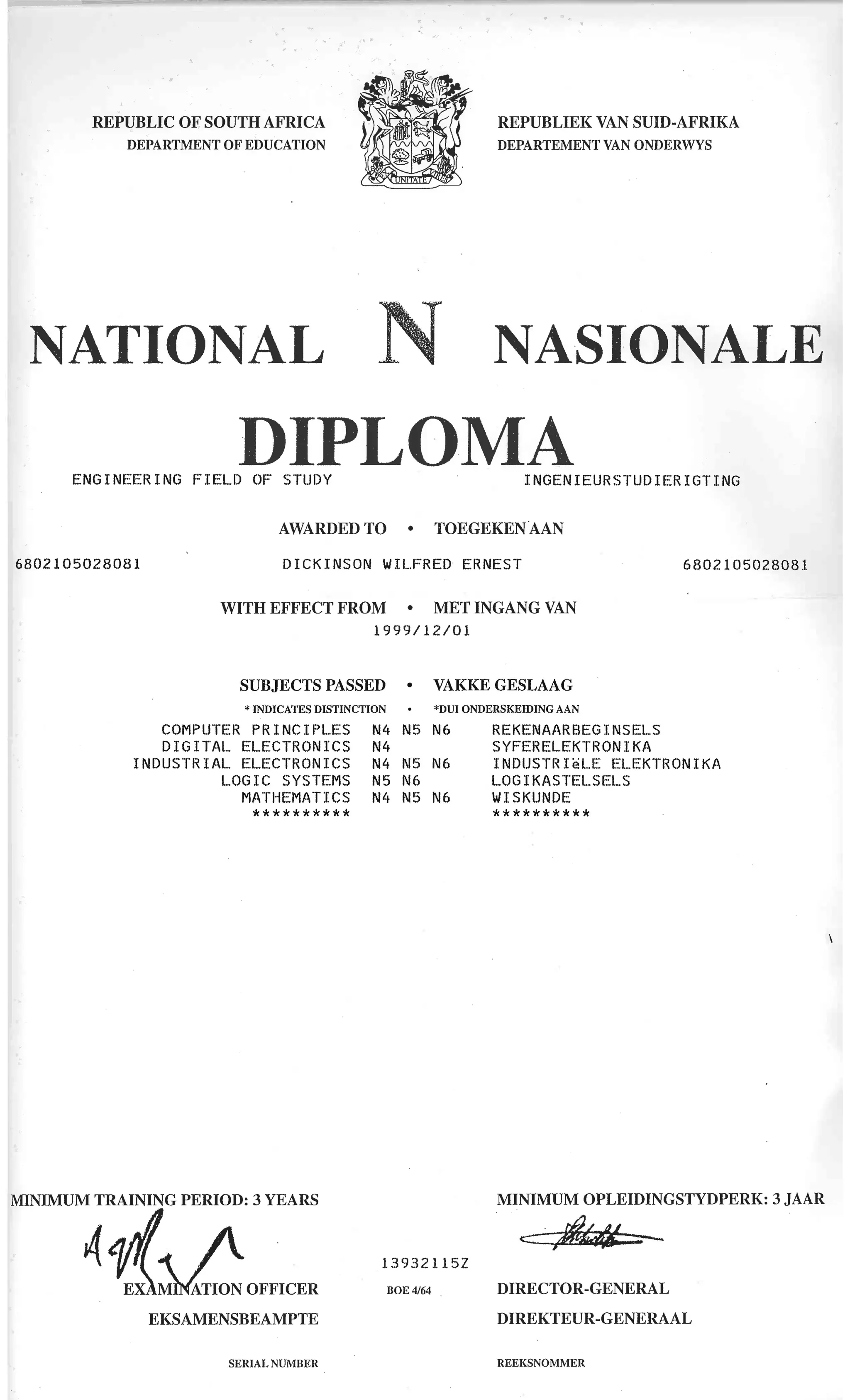 National N6 Diploma Engineering | PDF
