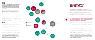 Graduate Accounting Programs Viewbook | PPT