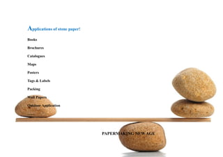Stone Paper (Description) | PPT
