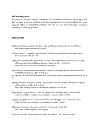 Comparison of Traditional Hawaiian and Modern Outrigger Canoe ...