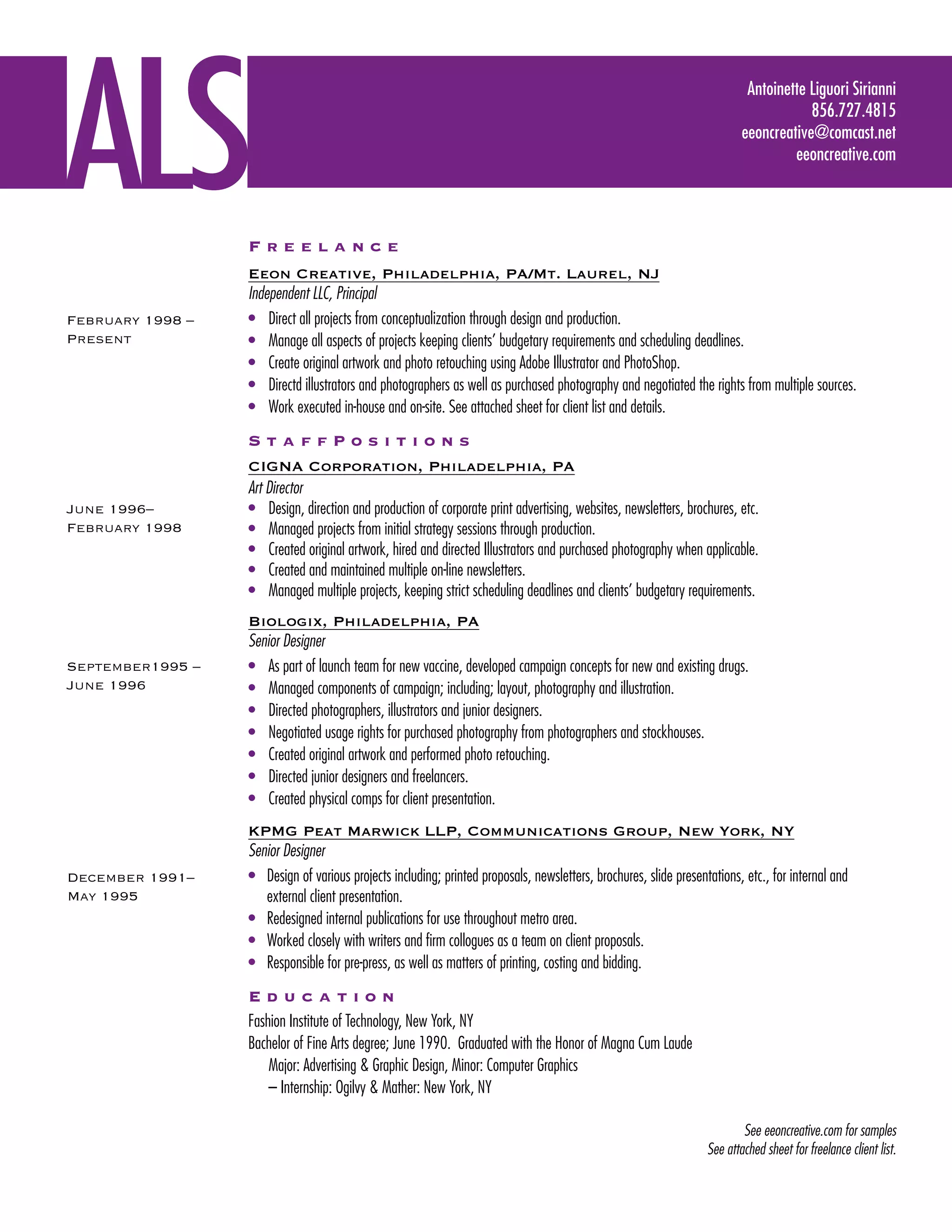 ALS Resume 2015 | PDF