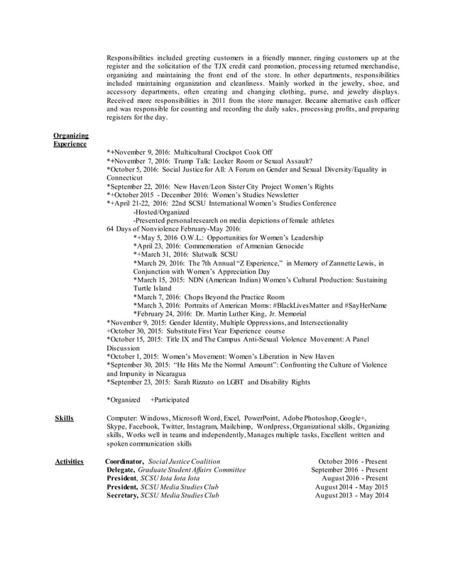 IsabelLeighSkarzynskiResume. | PDF