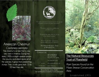 Natural Resources Trust Informational Pamphlet | PDF