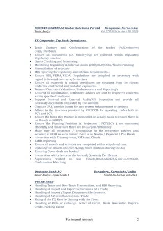 Ganesh Resume | DOC | Management Consulting Industry | Industries