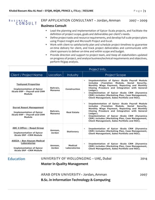 Khaled Abu AL-Neel Resume | PDF