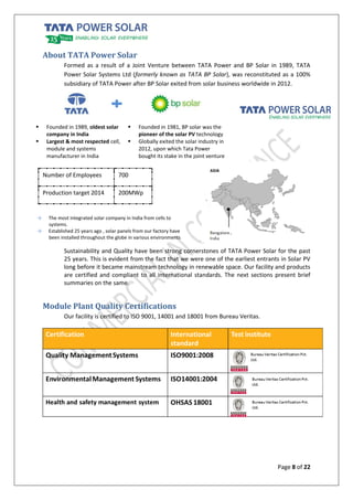 20150218_TATA Power Solar (Gen) | PDF