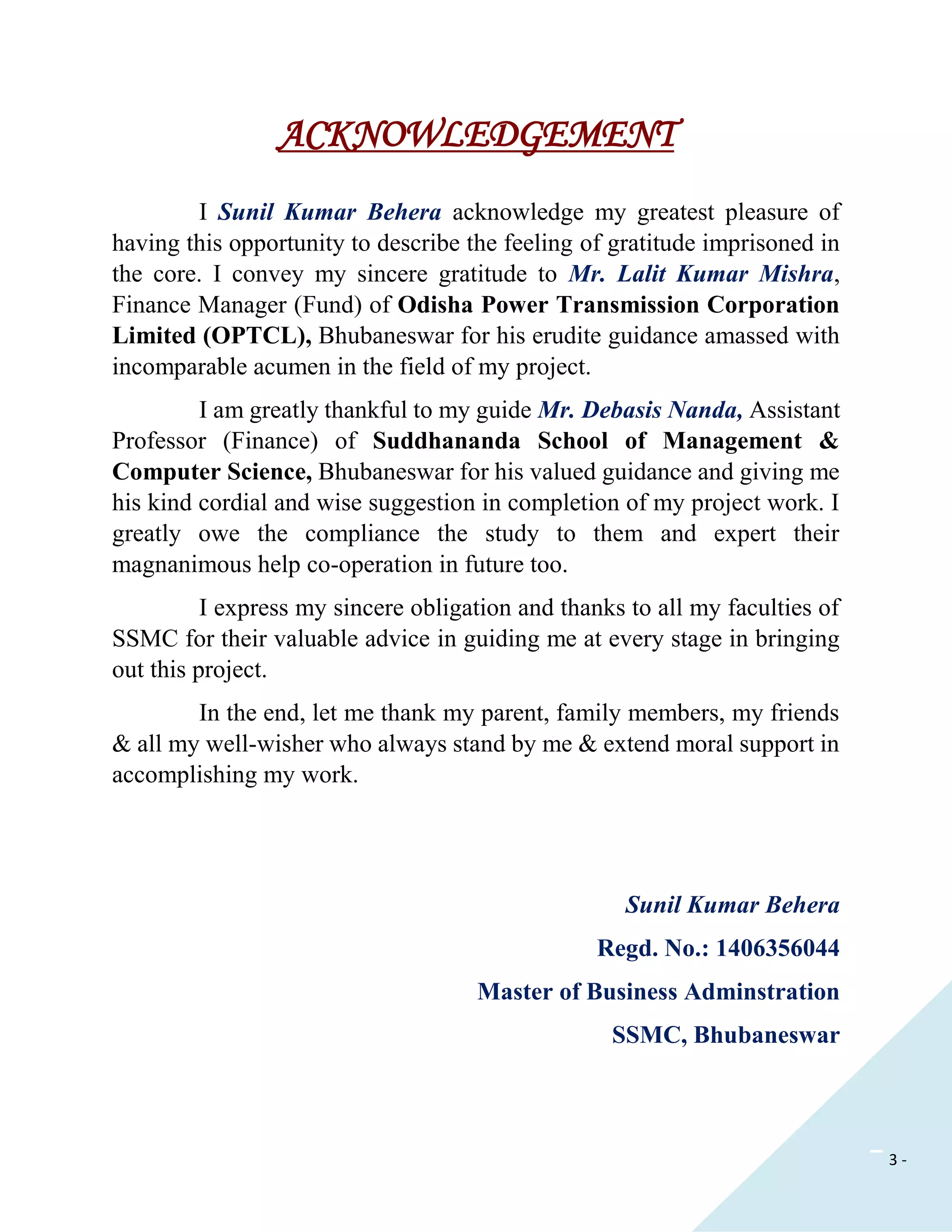 SUMMER INTERSHIP PROJECT REPORT | PDF