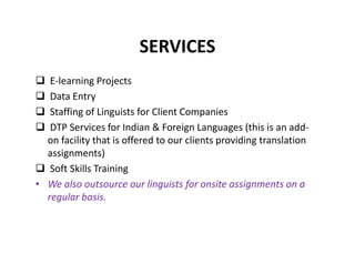 Company Profile_Polyglot Language Solutions | PPT