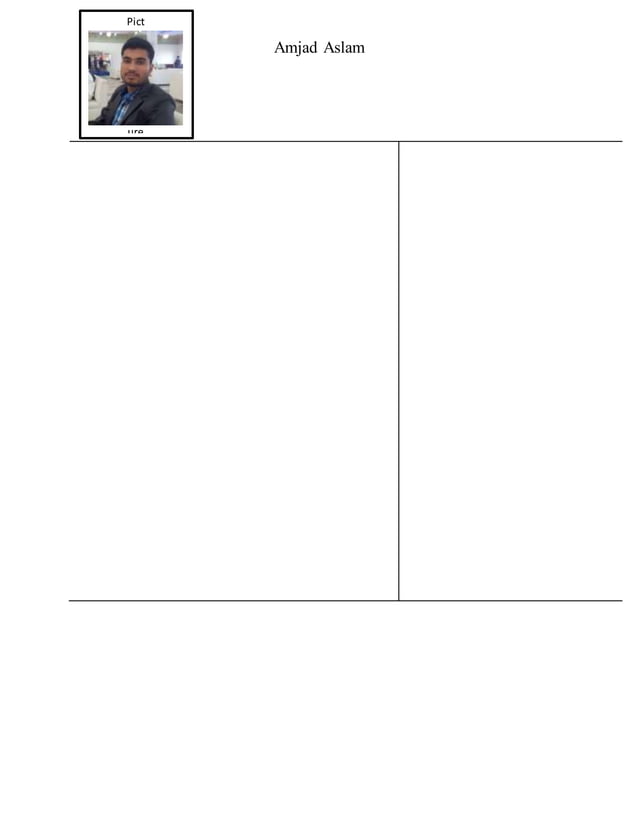 AMJAD-ASLAM-cv | PDF
