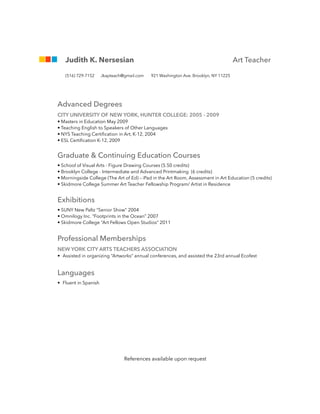 Judith_Nersesian_Resume | PDF