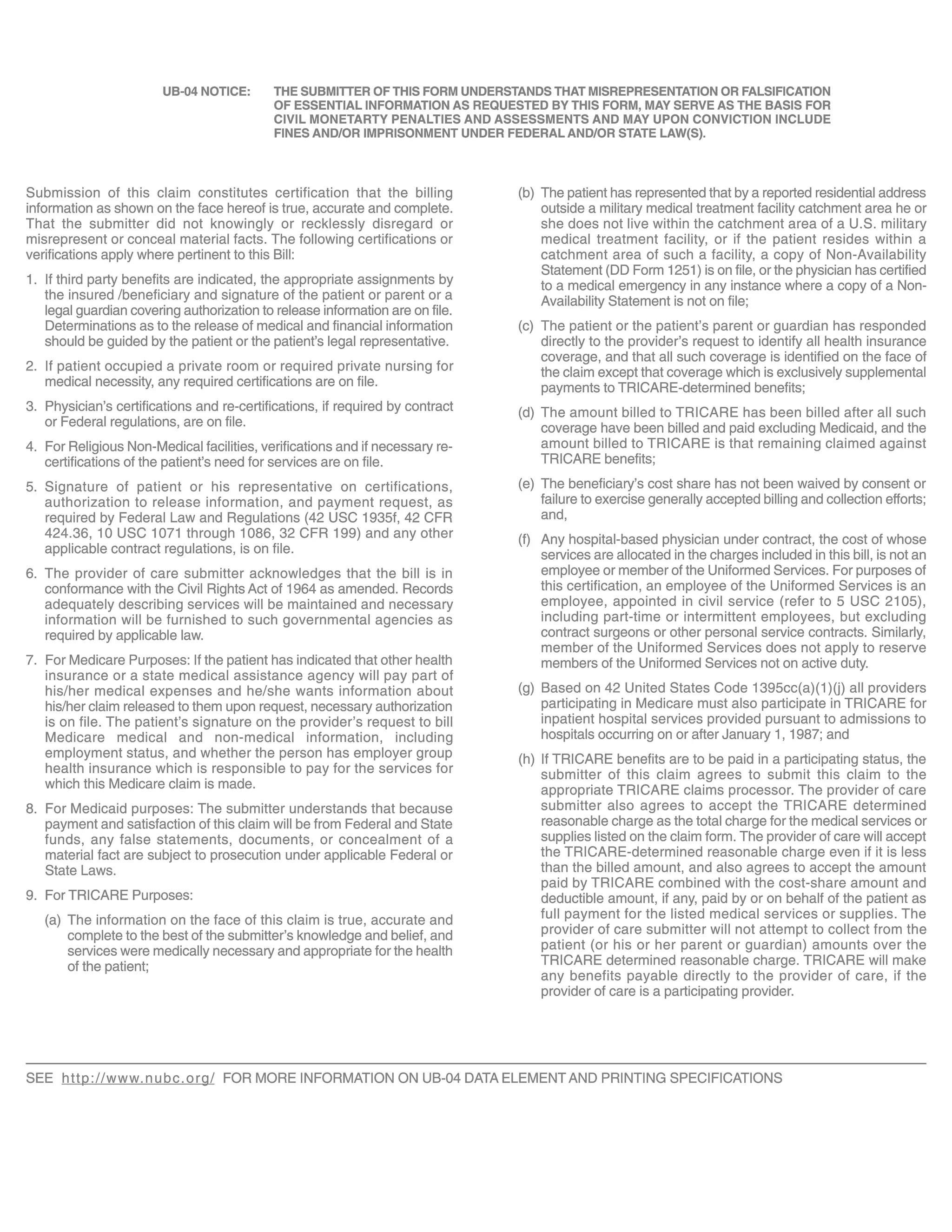 UB04 EXAMPLE JONES | PDF