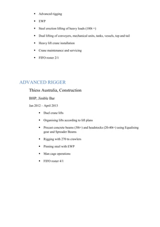 jarrad healy resume2016 | DOC