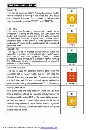 MANUAL 120817 250KVA GENERATOR HARSEN-GU320B (1) | PDF