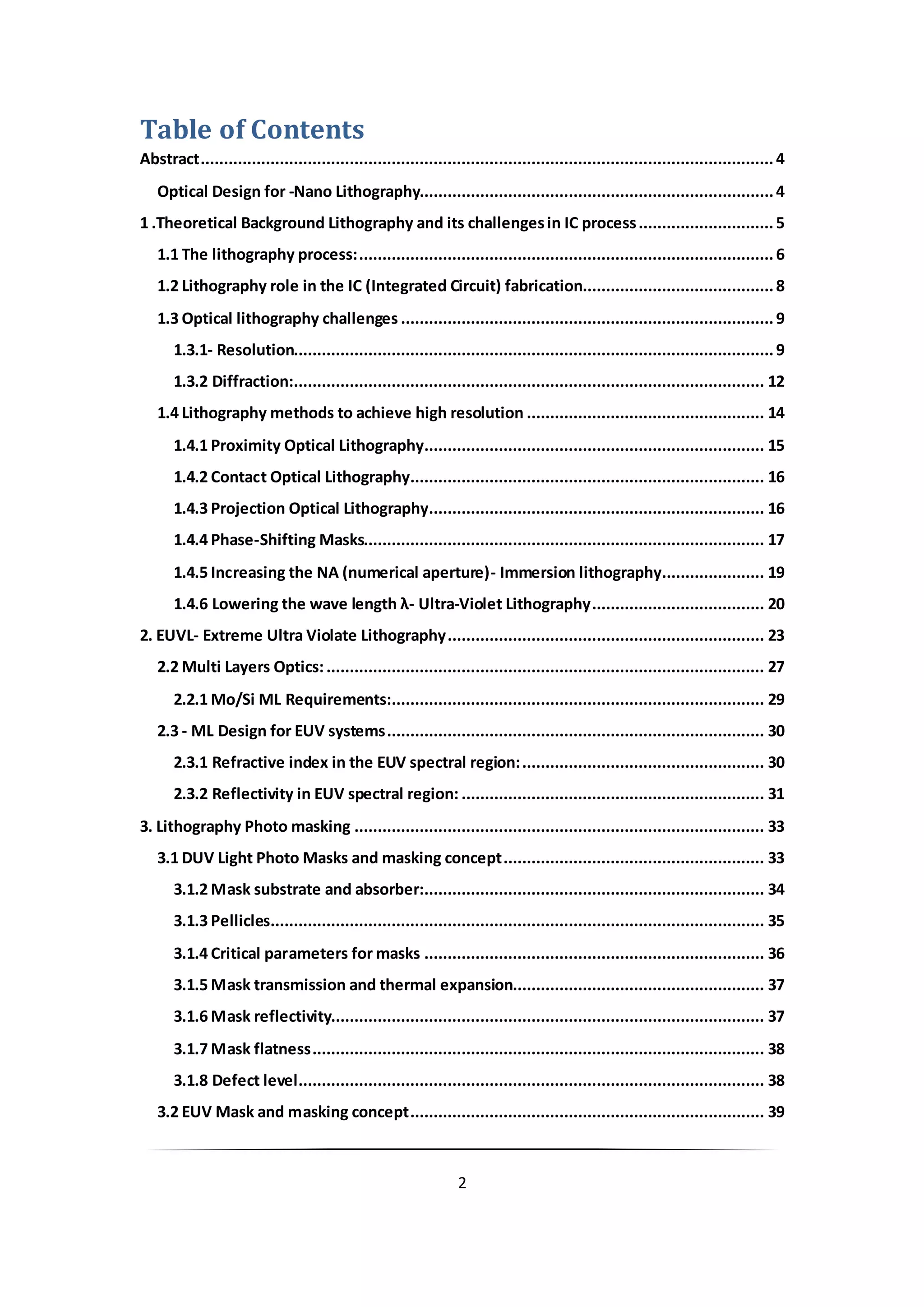 EUV Lithography Final | DOCX