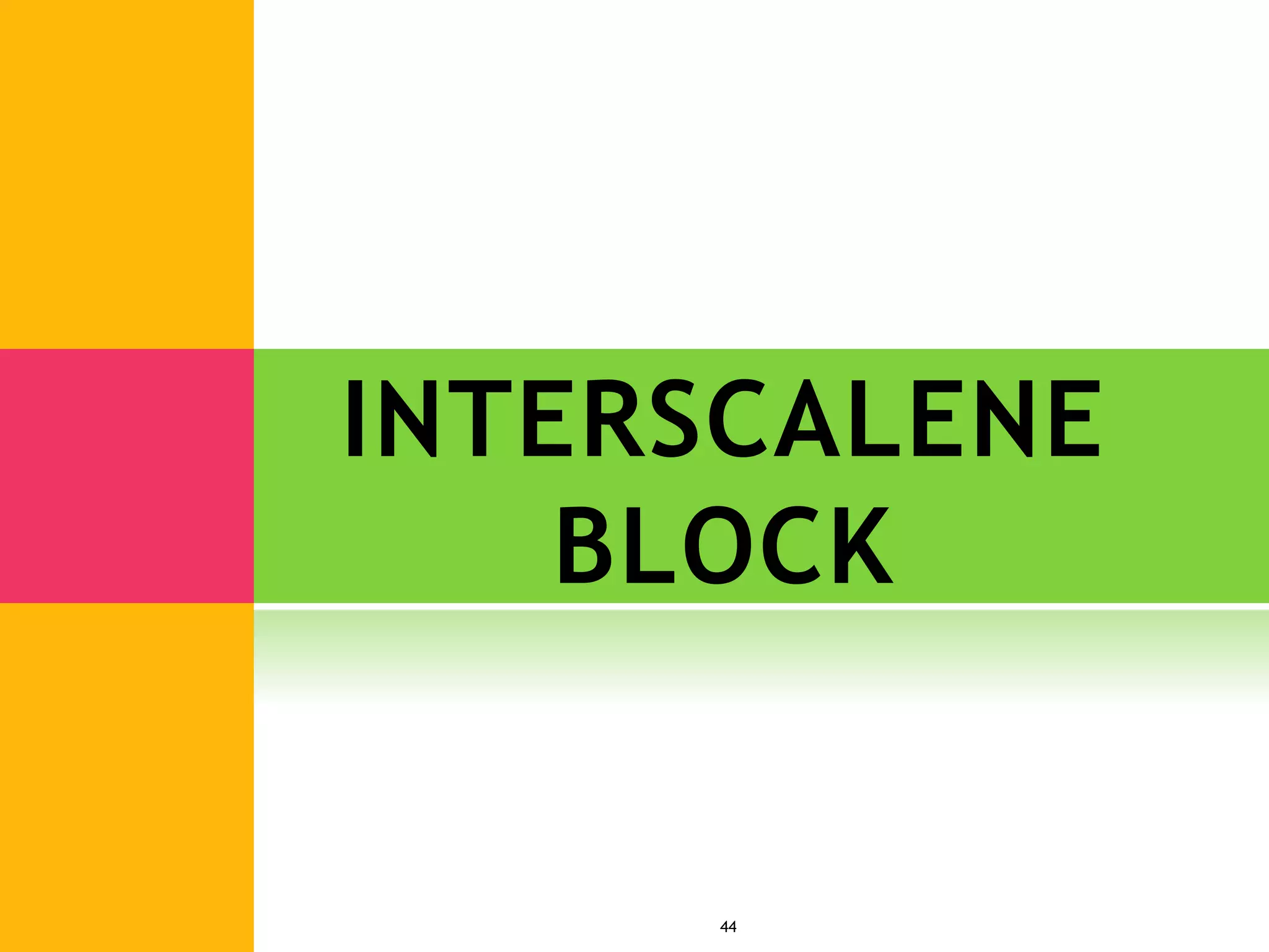 Peripheral Nerve Block Part 2 | PPTX | Death, Injury, or Military ...