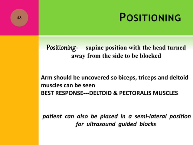 Peripheral Nerve Block Part 2 | PPTX | Death, Injury, or Military ...