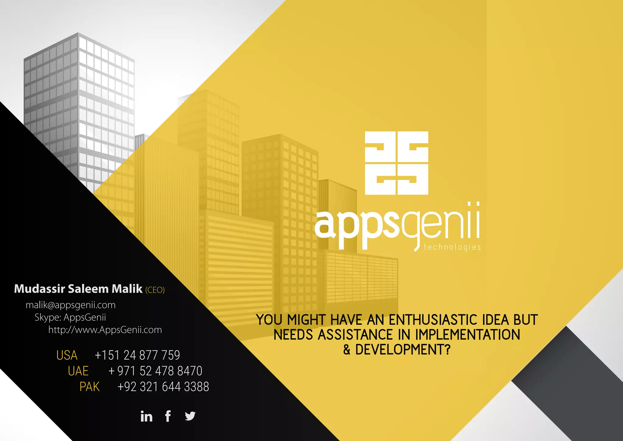 AppsGenii Projects Portfolio | PPT