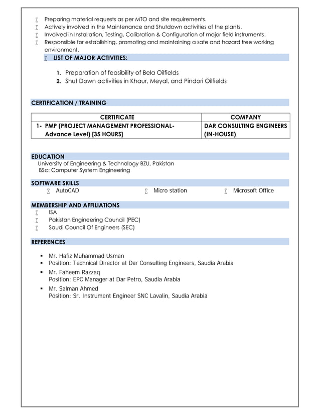 Ali Raza CV(Final) | PDF