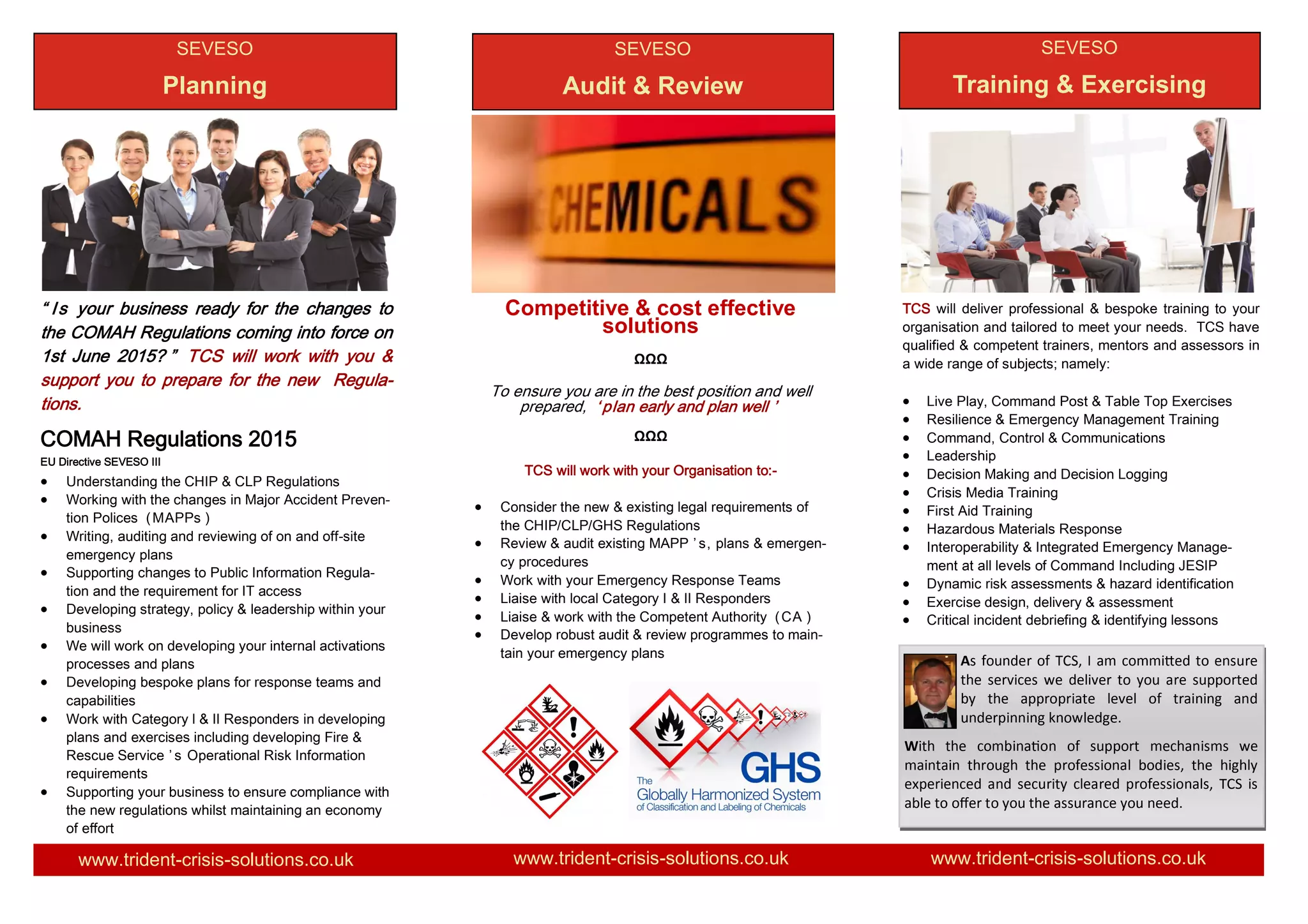COMAH SEVESO Flyer vdownloaded | PDF