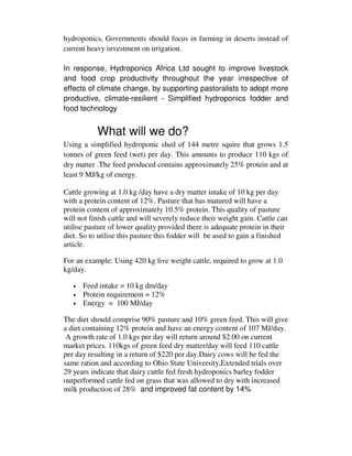 CONCEPT PAPER _ HYDROPONICS | PDF