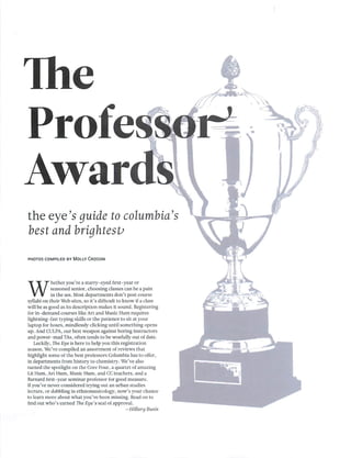 Best Professor Award | PDF