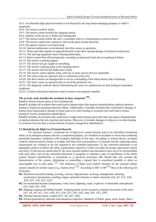 Safety-Guided Design Towards Standardization of Mowing Robots | PDF