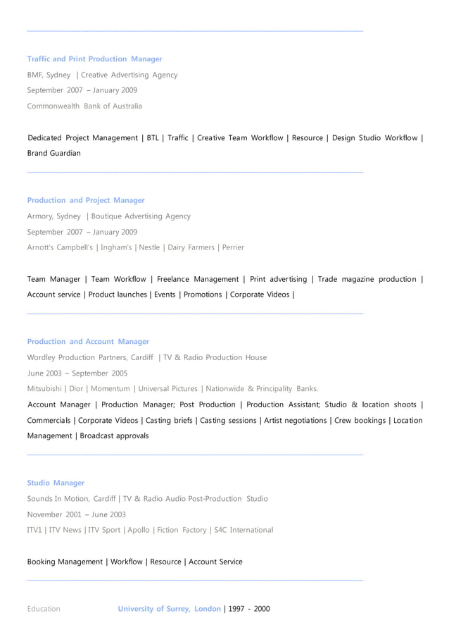 Kirsty Wood CV Mar 2016 WORD | DOCX | Advertising Industry | Industries