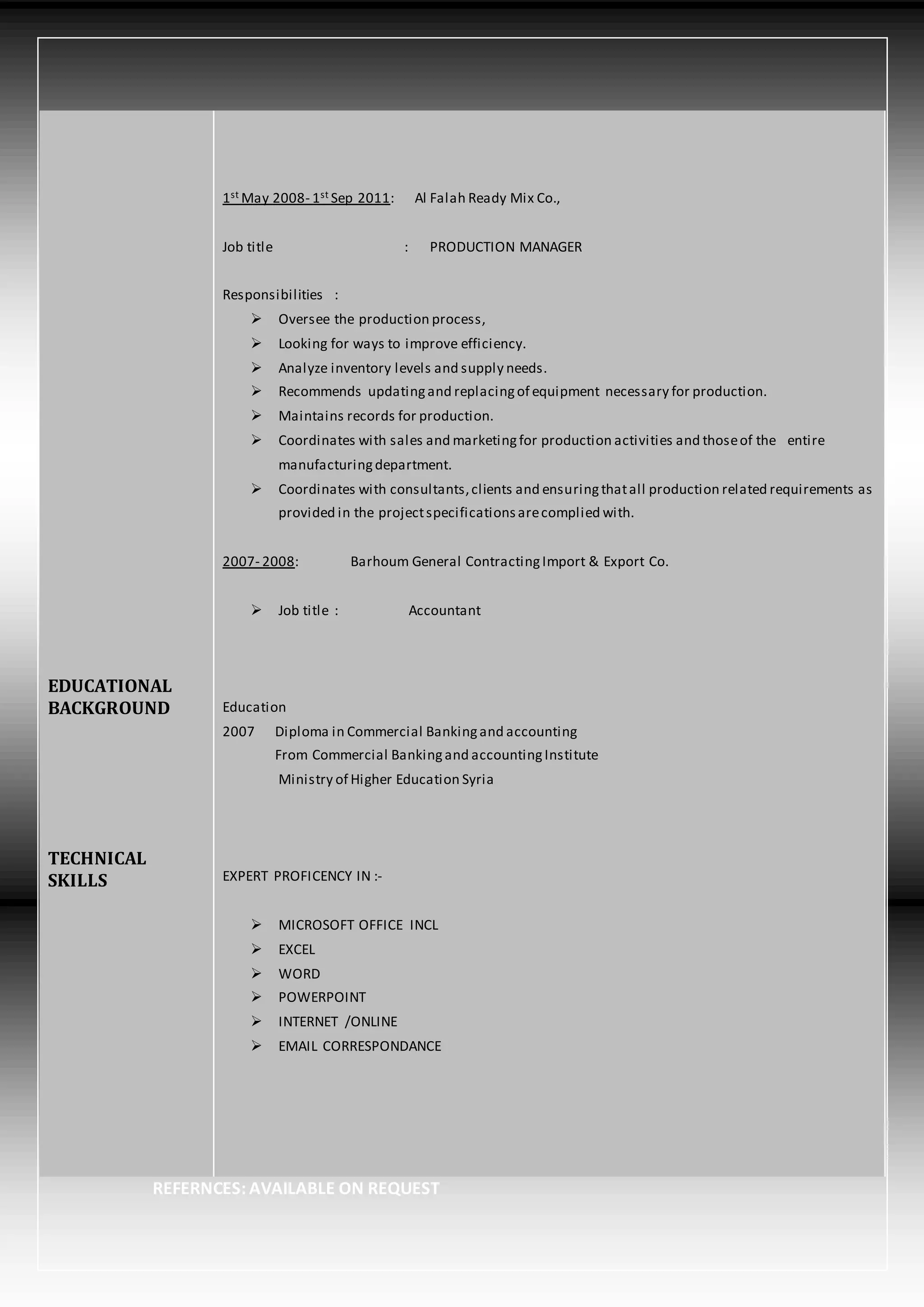 shadi habib cv | PDF